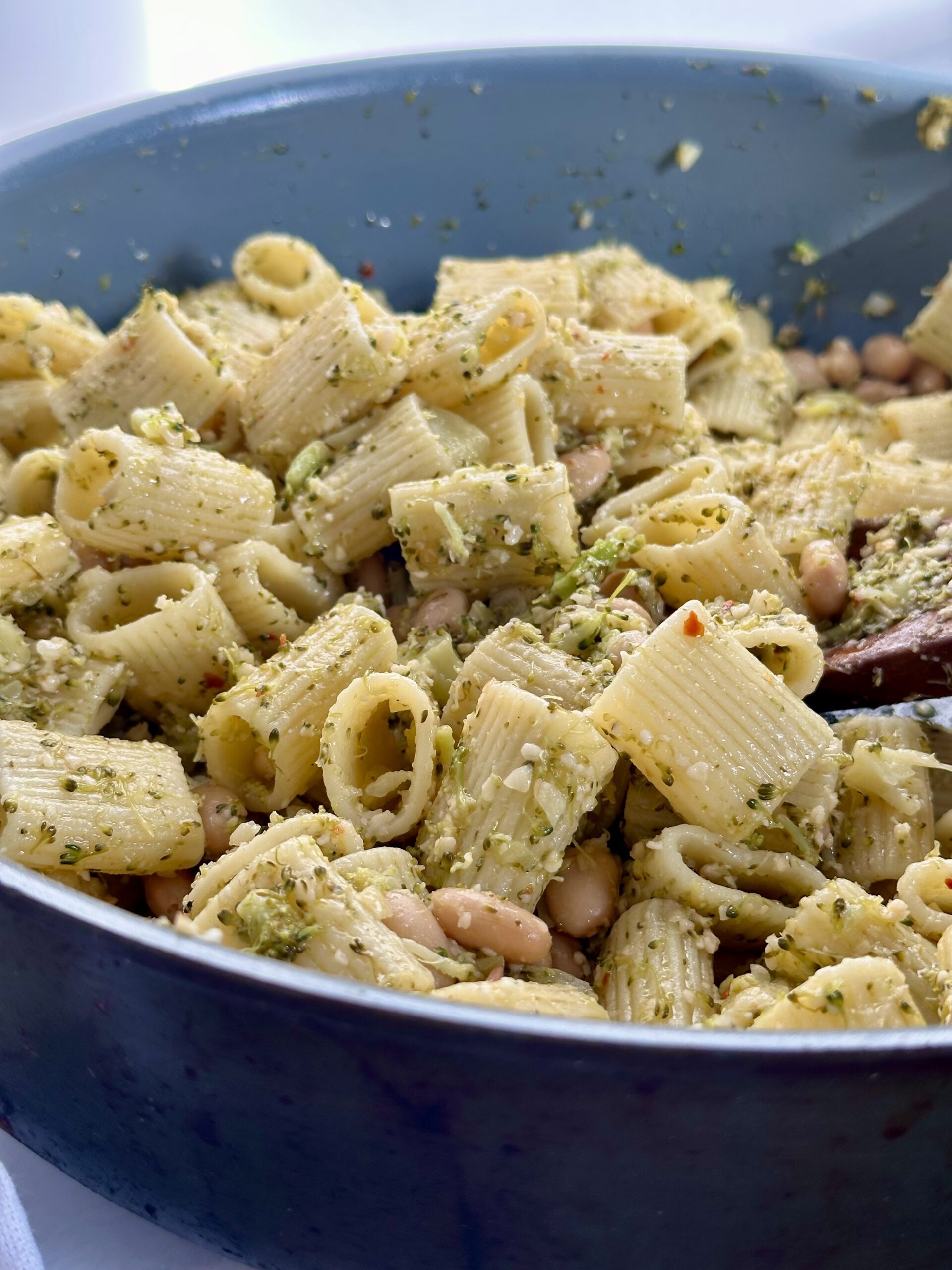Rigatoni with Spicy Broccoli and Garlic • In the Kitchen with Steff